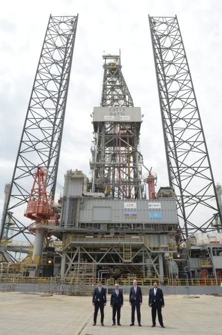 Azerbaijan commissions 'Satti' jack-up rig for drilling in Caspian Sea ...