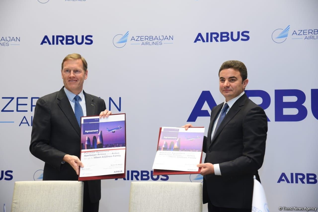 Azerbaijan Airlines orders 12 A320neo Family aircraft - TurkicWorld