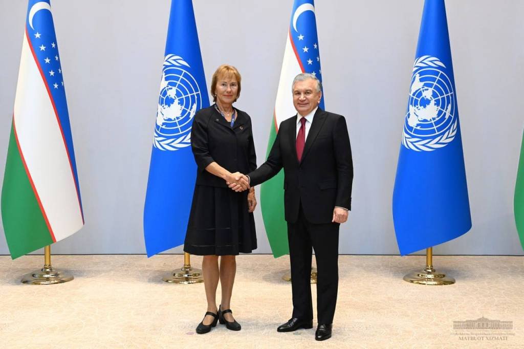 The President of Uzbekistan notes the enhancing partnership with UN ...